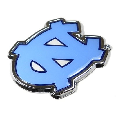 University of North Carolina Blue Color Car Emblem, Official Licensed ...