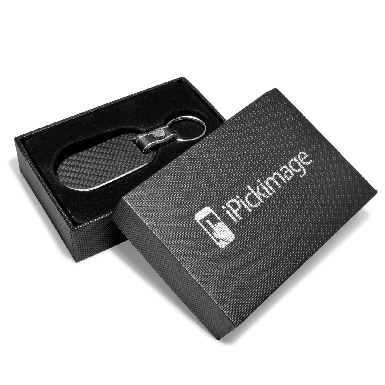 Chrysler 200 100% Real Black Carbon Fiber Tag Style Key Chain - Car ...