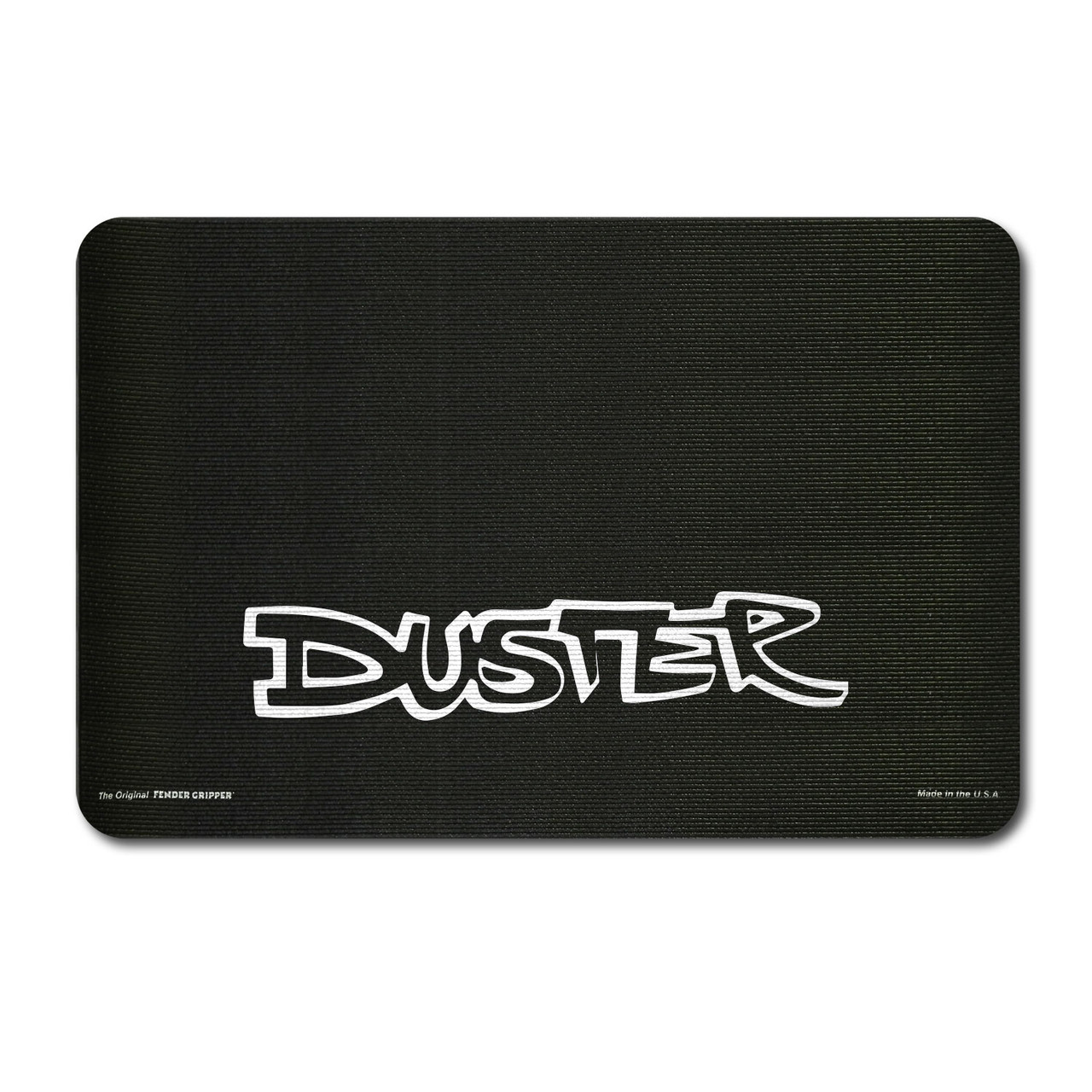 Plymouth Duster Logo 22" x 34" Black Fender Gripper Cover - Car Beyond ...