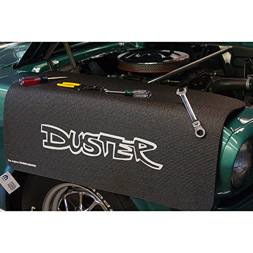 Plymouth Duster Logo 22" x 34" Black Fender Gripper Cover - Car Beyond ...