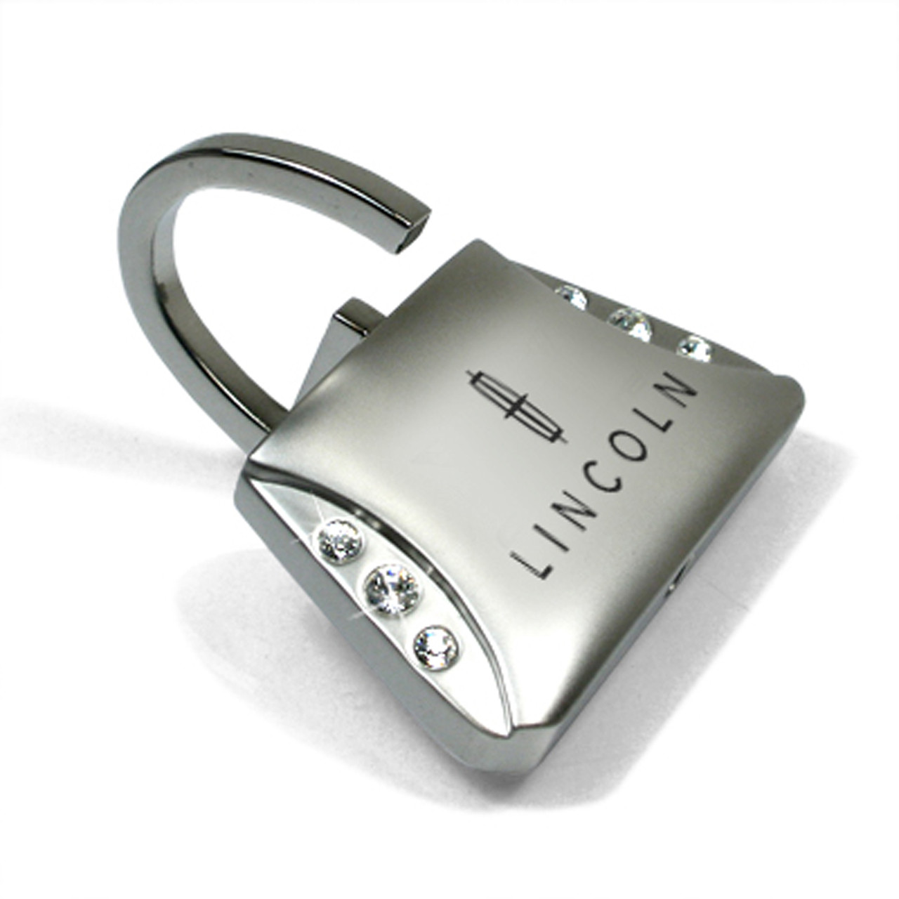 Lincoln Clear Crystals Purse Shape Key Chain - Car Beyond Store