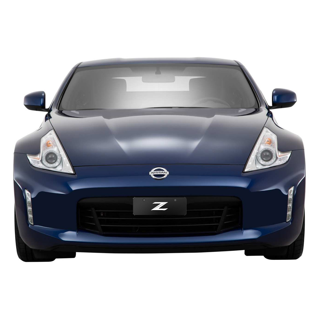 Nissan 370Z Z Logo European Look Half-Size Black Stainless Steel ...