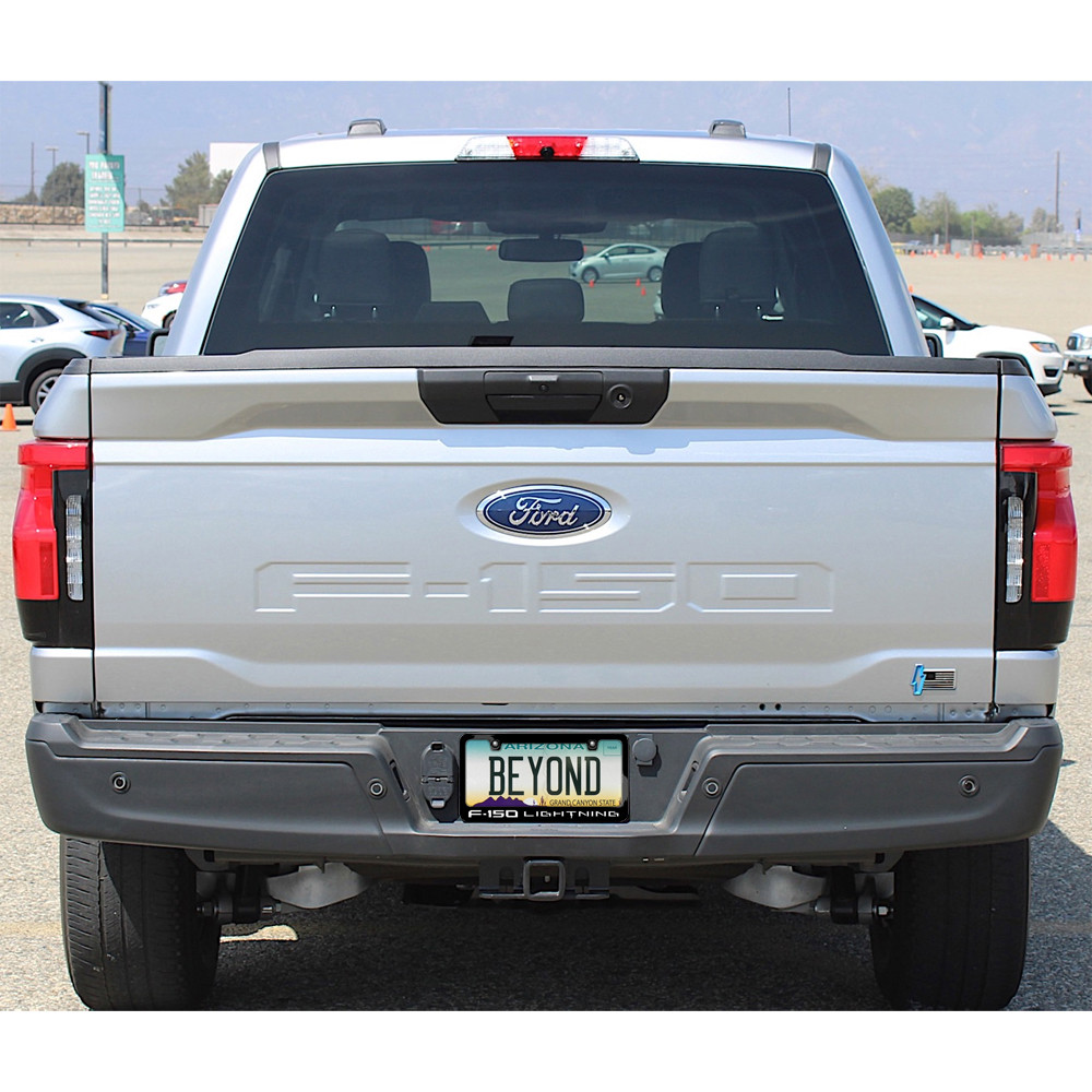 Ford F-150 Lightning Black Metal License Plate Frame - Car Beyond Store