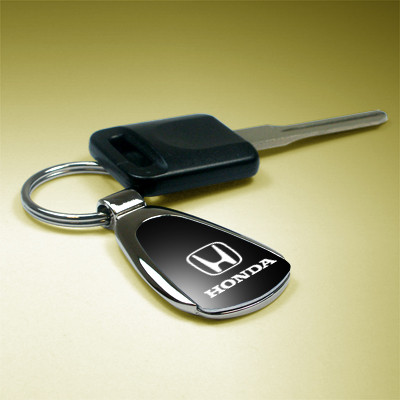 Honda Logo Black Tear Drop Key Chain - Car Beyond Store