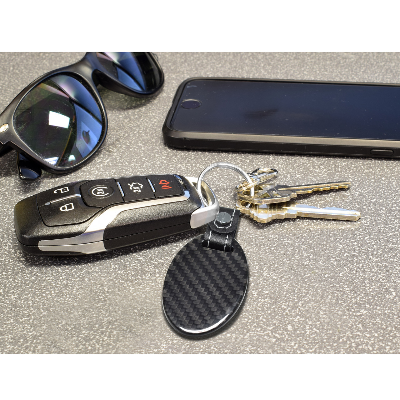 Ford Mustang Mach-E Real Carbon Fiber Large Oval Shape with Black ...