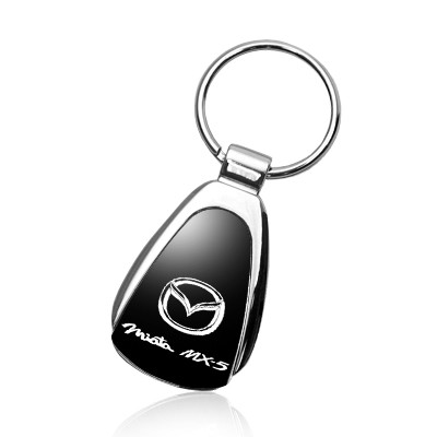 Mazda Miata MX-5 Black Tear Drop Key Chain - Car Beyond Store