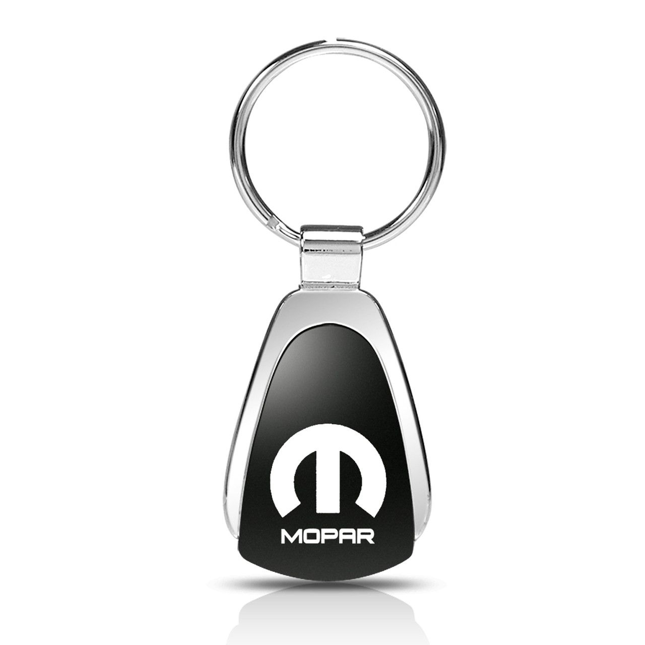 Mopar Logo Black Tear Drop Key Chain - Car Beyond Store