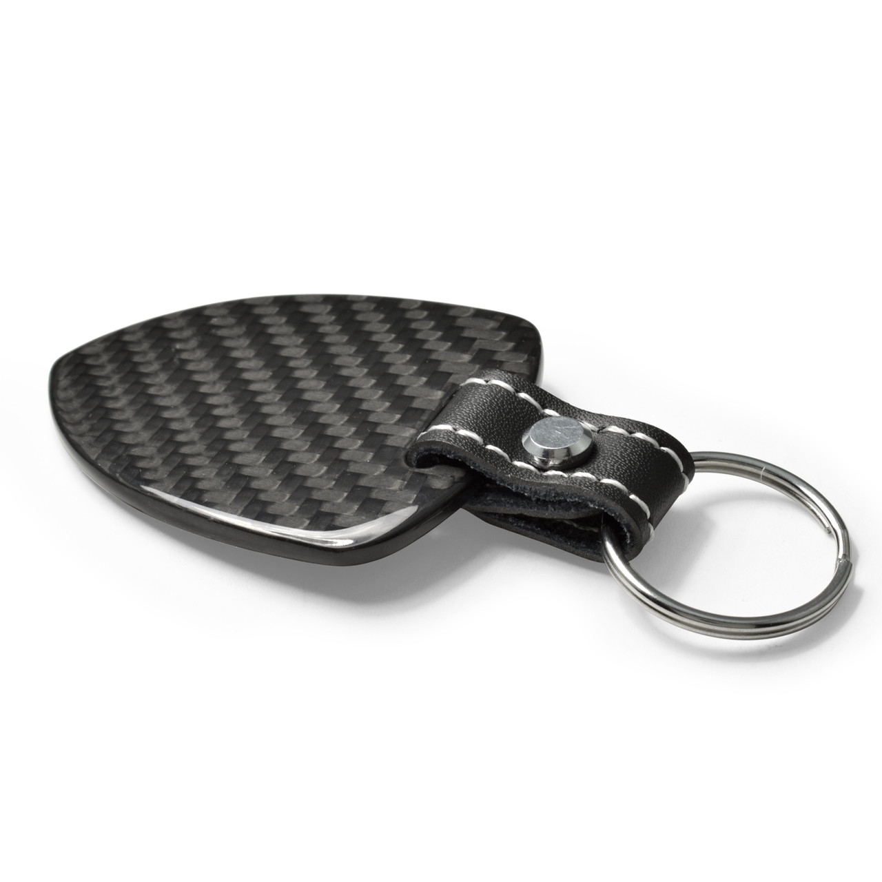 Chevrolet Black Logo Real Black Carbon Fiber Large Shield-Style Key ...