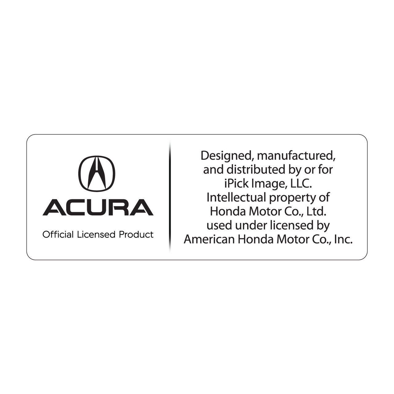 Acura A-Spec Logo in 3D on Mirror Chrome Metal License Plate Frame ...