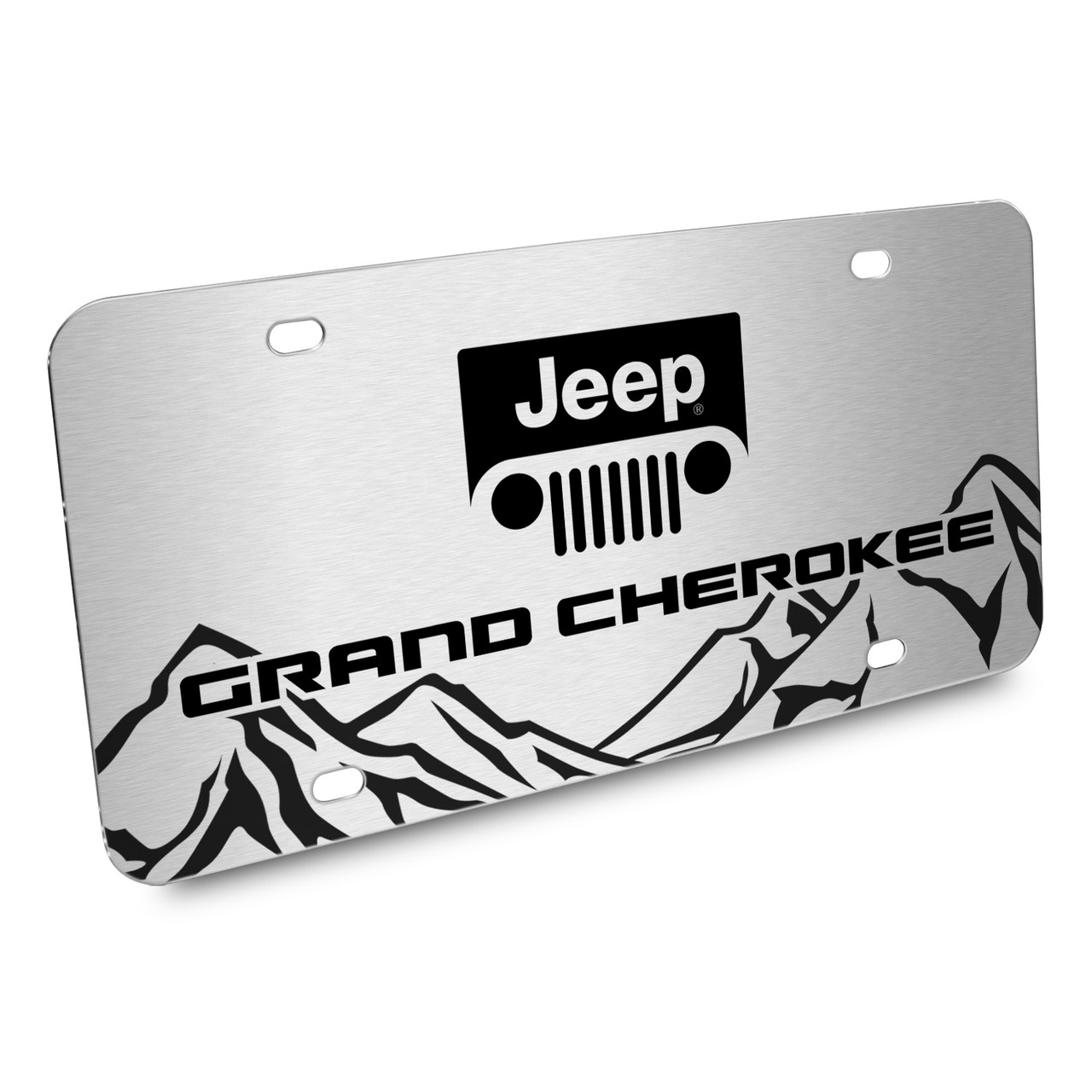 Jeep Grand Cherokee Rock Mountain Graphic Brush Special Aluminum Metal ...