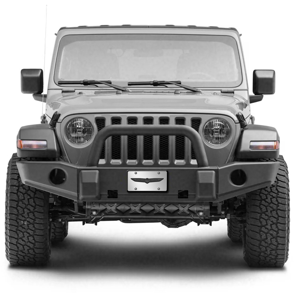 Jeep Trailhawk 3D Dark Gray Logo on Mirror Chrome Stainless Steel ...