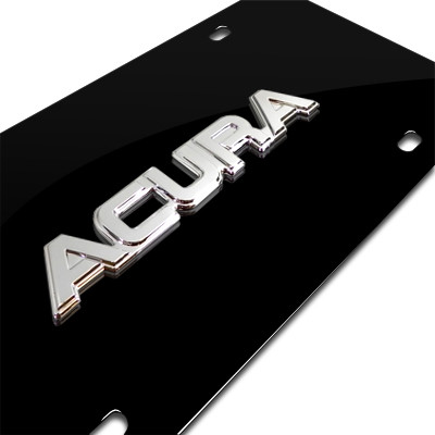 Acura Nameplate Black Metal License Plate - Car Beyond Store