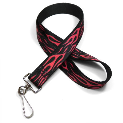 Red Racing Flame Auto Lanyard - Car Beyond Store