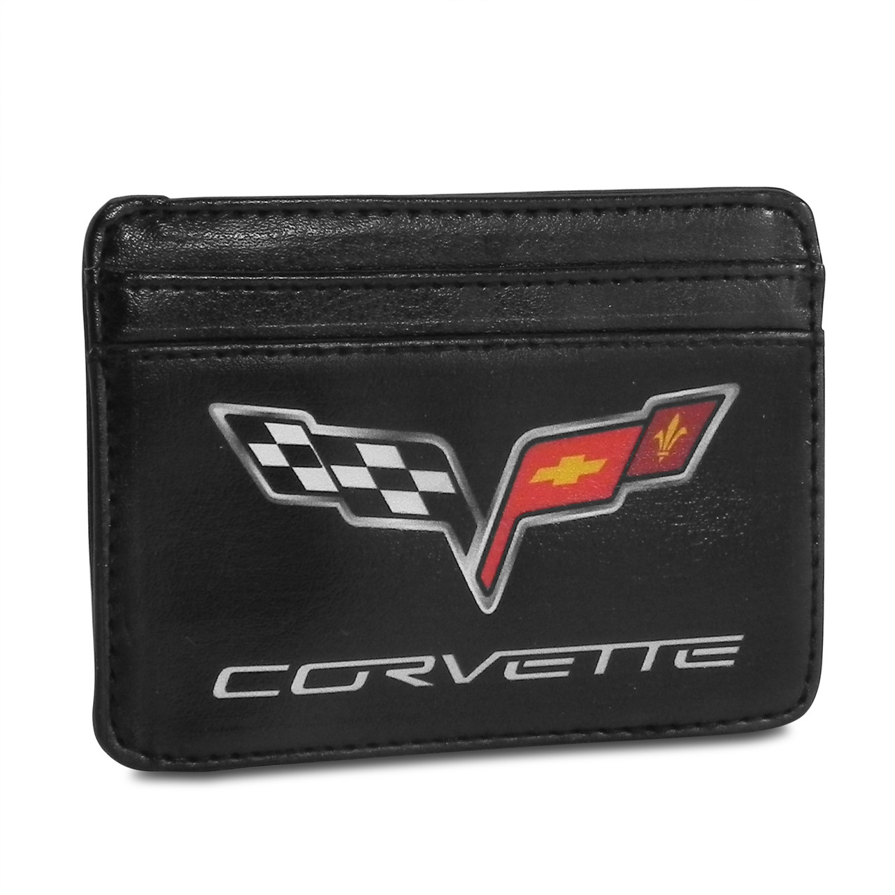 Chevrolet Corvette C6 Synthetic Leather Credit Cards Weekend Wallet ...