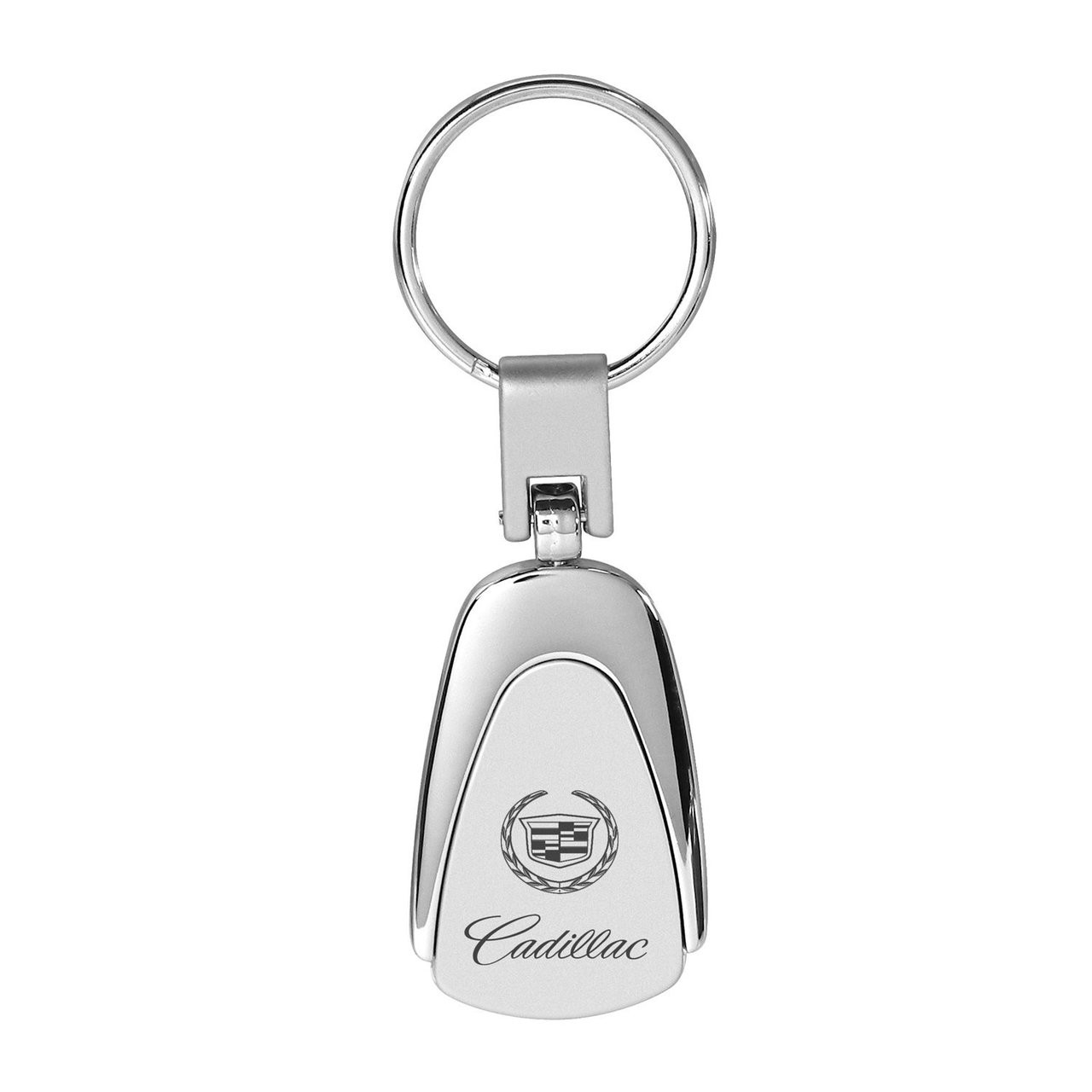 Cadillac Chrome Tear Drop Keychain - Car Beyond Store