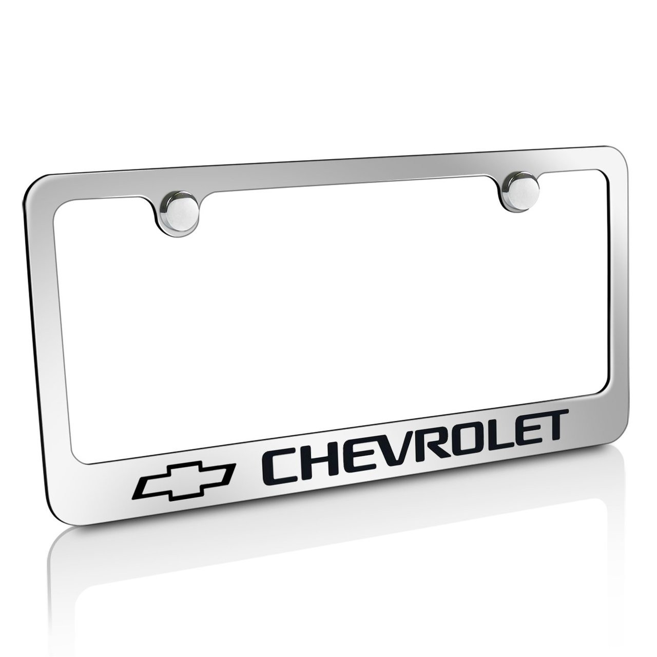 Chevrolet Chrome Brass License Plate Frame - Car Beyond Store