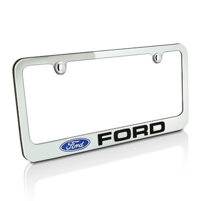 Ford Chrome Metal License Plate Frame - Car Beyond Store
