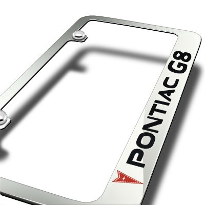 Pontiac G8 Chrome Metal License Plate Frame - Car Beyond Store