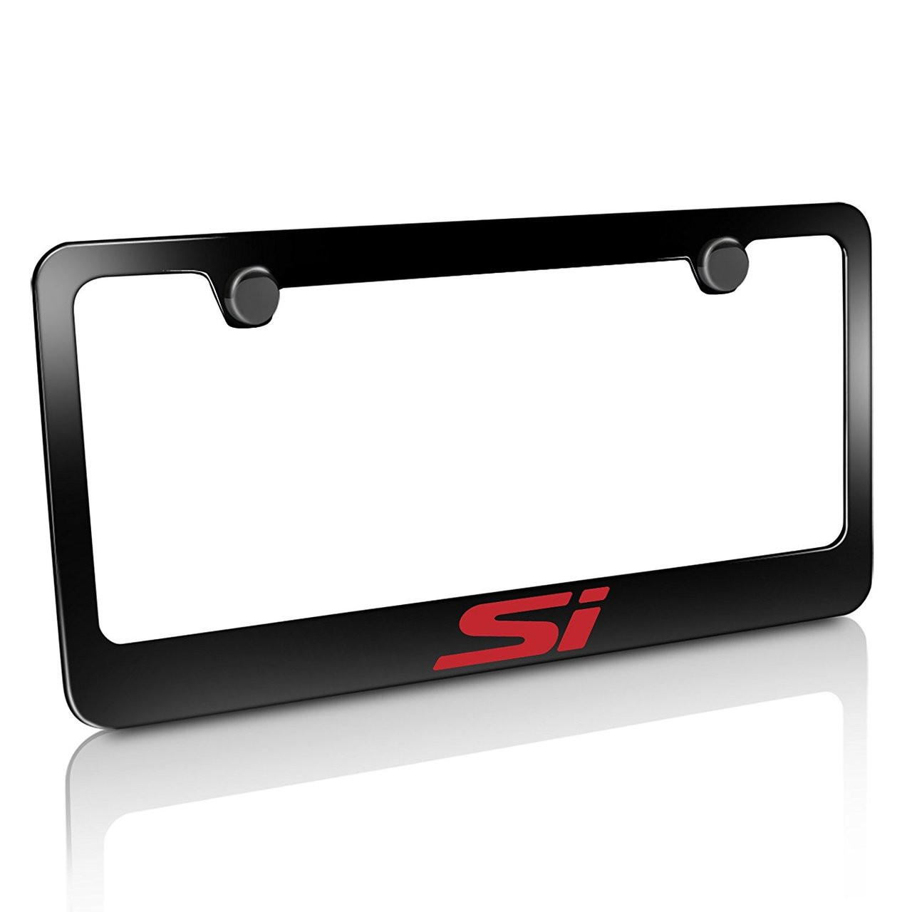 Honda Civic Red Si Black Metal License Plate Frame Car Beyond Store
