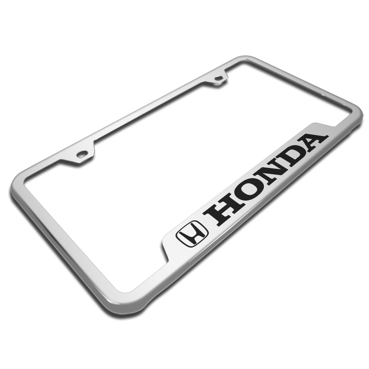 Honda Chrome Stainless Steel License Plate Frame - Car Beyond Store