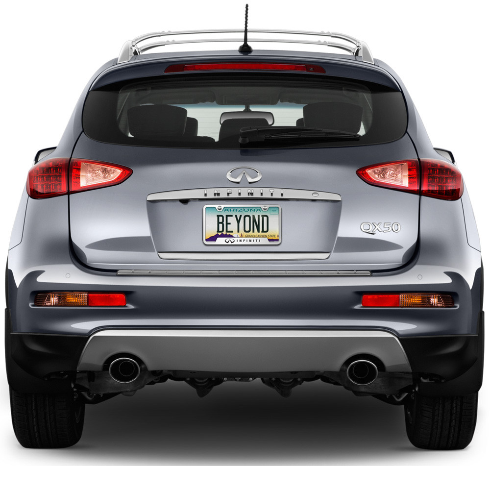 Infiniti Chrome Stainless Steel License Plate Frame - Car Beyond Store