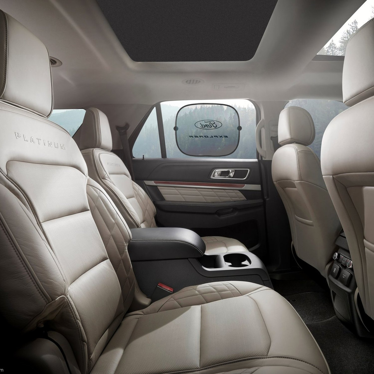 Ford Edge Side Folding up See Through Side Window Sun Shade - Car ...