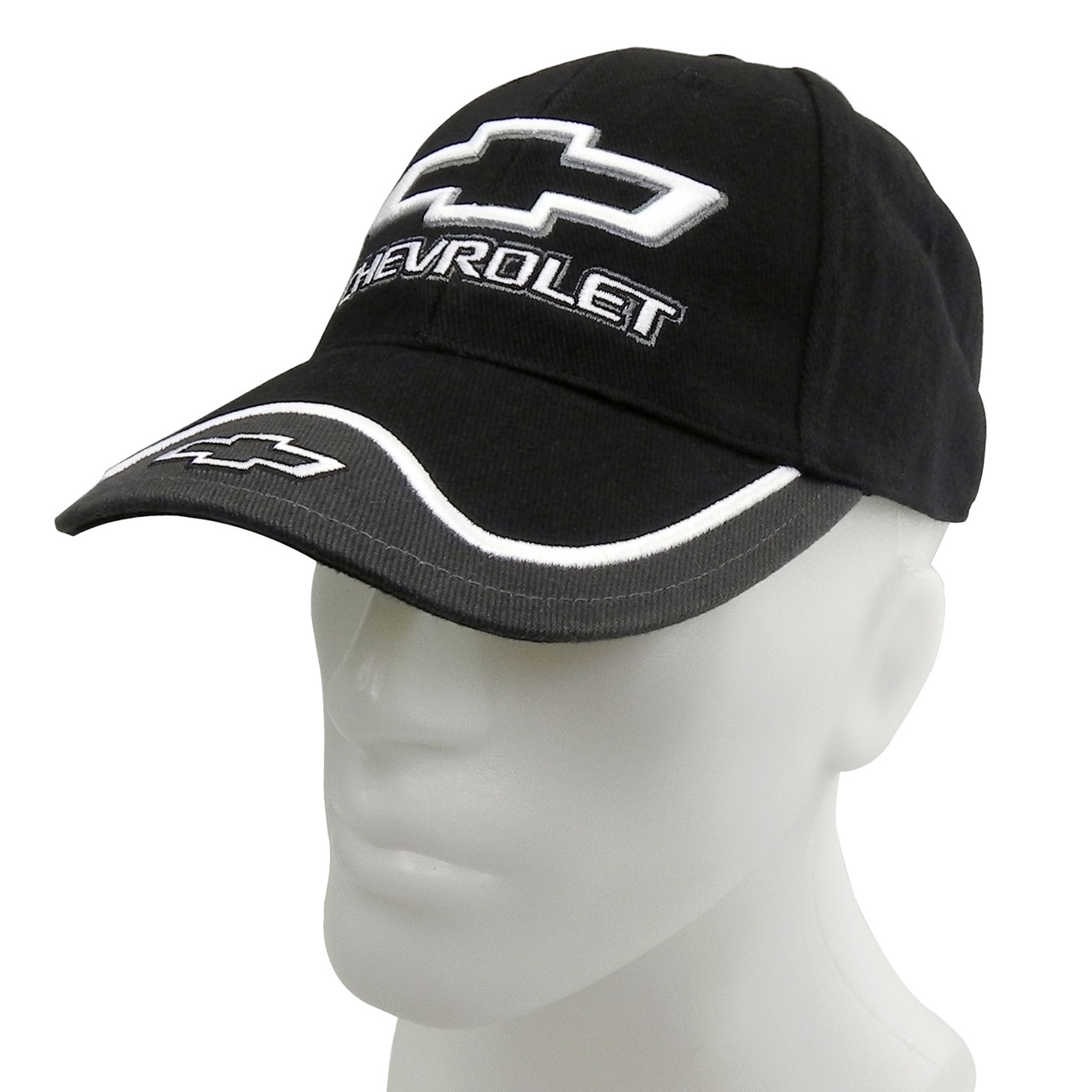 Chevrolet 3D Logo Charcoal Black Baseball Cap - Car Beyond Store