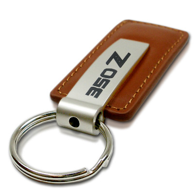 Nissan 350Z Brown Leather Key Chain - Car Beyond Store