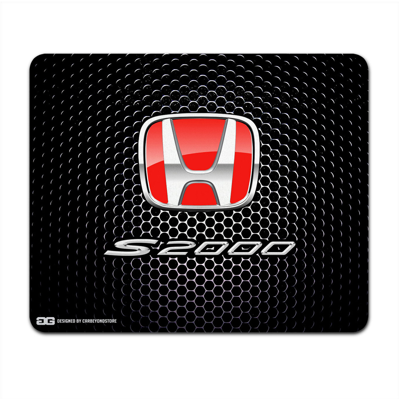 Honda S2000 Red Logo Punch Grille Computer Mouse Pad - Car Beyond Store