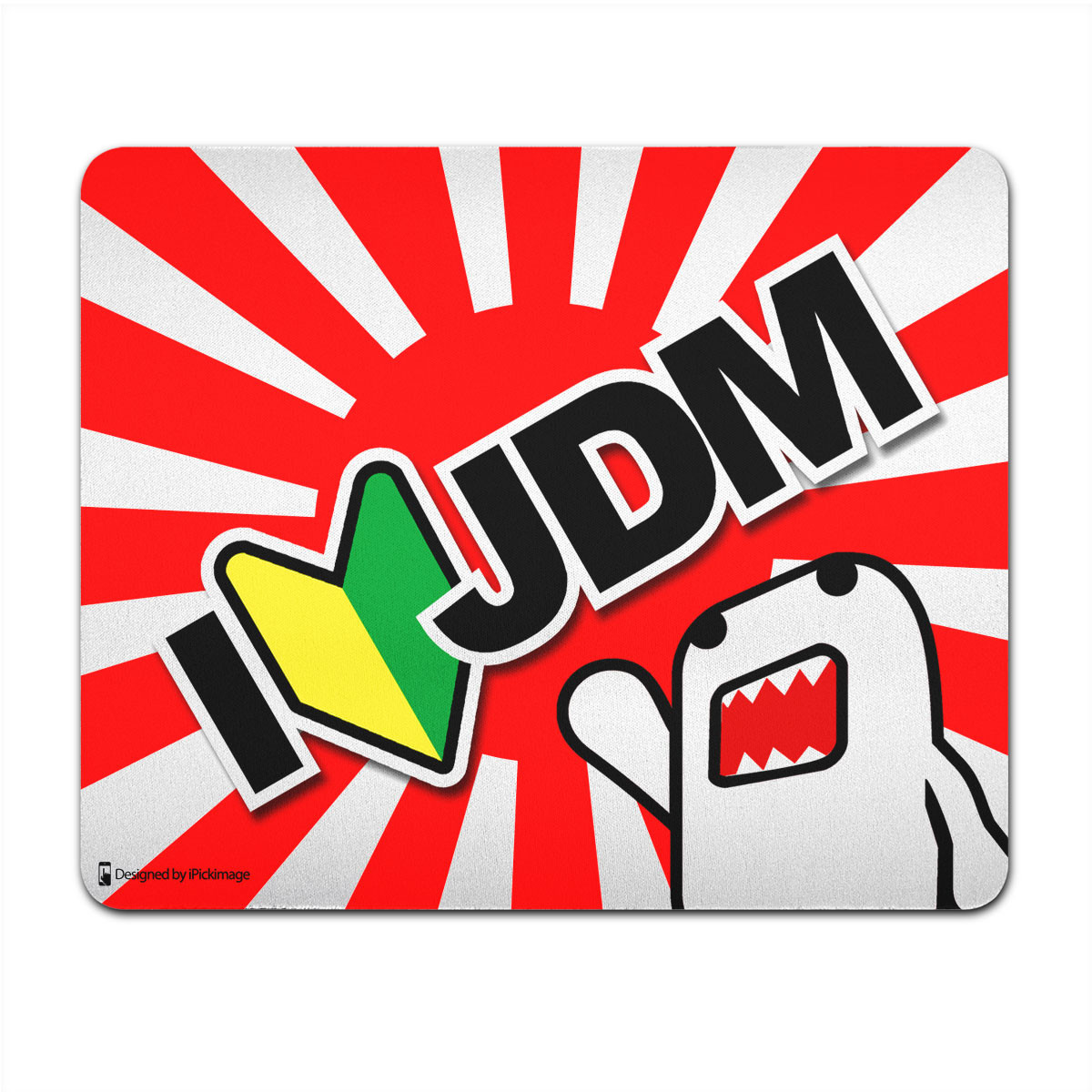 I Love JDM Domo Bomb Computer Mouse Pad - Car Beyond Store