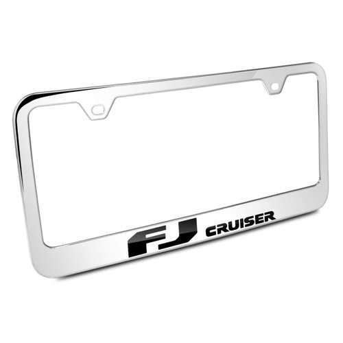 Toyota FJ Cruiser ABS Plastic Chrome License Plate Frame - Car Beyond Store