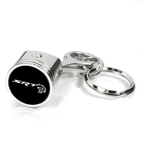 Dodge SRT Hellcat Chrome Finish Engine Piston and Rod Metal Key Chain ...