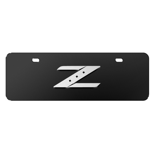 Nissan 350Z Z Logo European Look Half-Size Black Stainless Steel ...