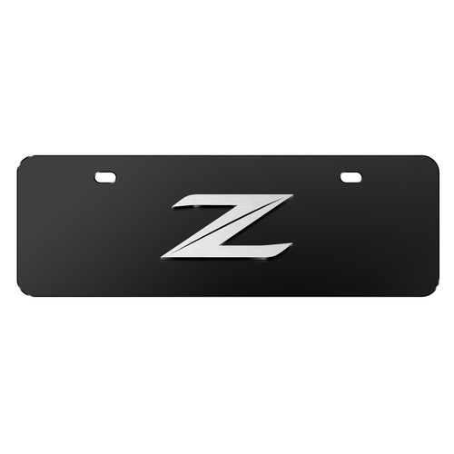 Nissan 370Z Z Logo European Look Half-Size Black Stainless Steel ...