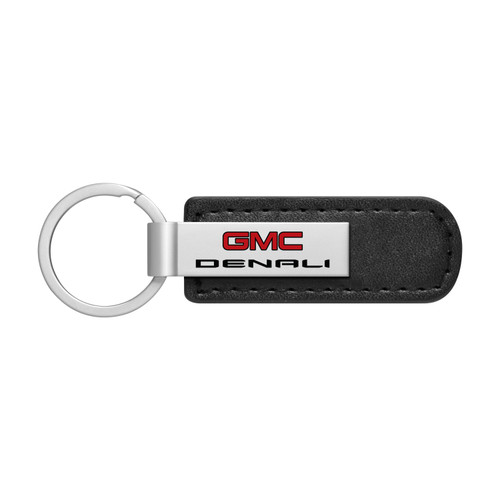 GMC Denali Black PU Leather Strap Key Chain - Car Beyond Store