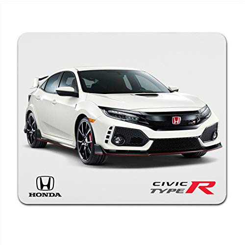 Honda Civic Type-R in White Front 3/4 View Graphic PC Mouse Pad for ...