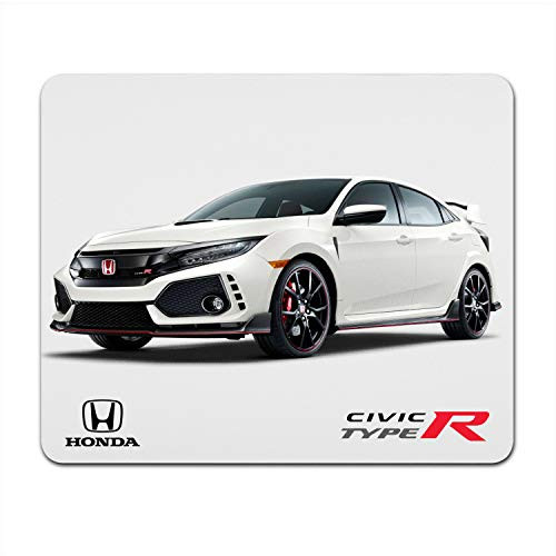 Honda Civic Type-R in White Side View Graphic PC Mouse Pad for Gaming ...