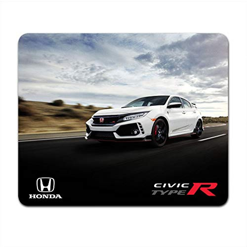 Honda Civic Type-R in White Side View Racing Graphic PC Mouse Pad for ...