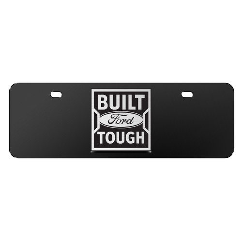 Ford Built Ford Tough 3D Logo 12" x 4.25" European Look Black Half-Size ...