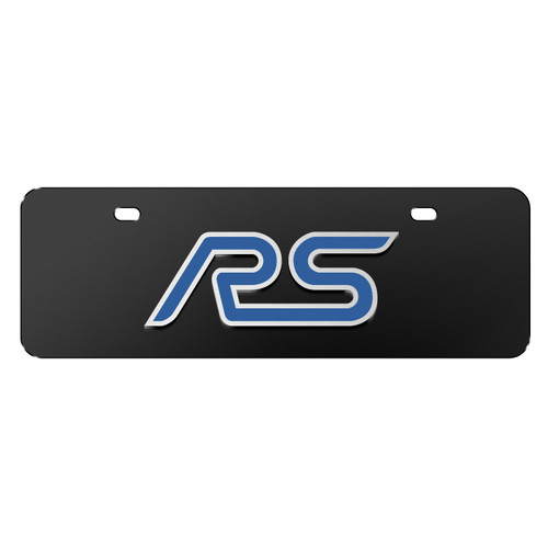 Ford Focus RS 3D Logo 12" x 4.25" European Look Black Half-Size ...