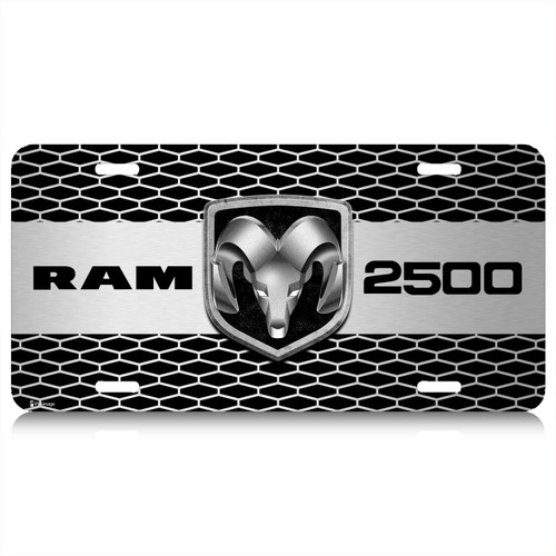 RAM 2500 Truck Grill Graphic Special Aluminum Metal License Plate - Car ...