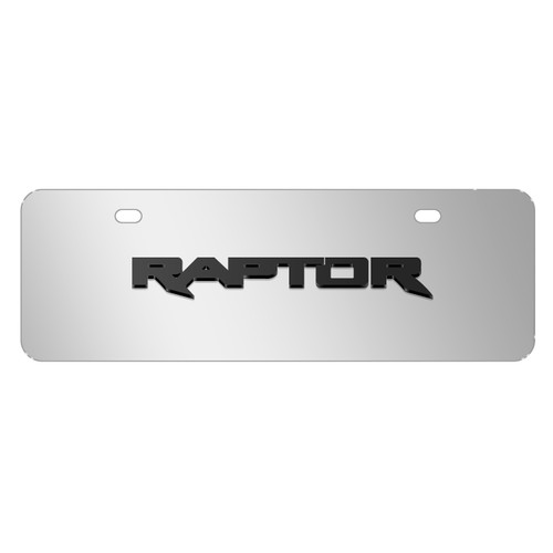 Ford F-150 Raptor 3D Logo 12" x 4.25" European Look Chrome Half-Size ...