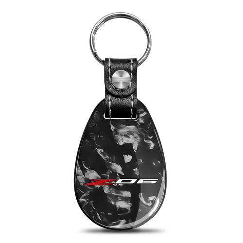 Chevrolet Corvette C8 Z06 Real Forged Carbon Fiber Large Tear Drop Key ...