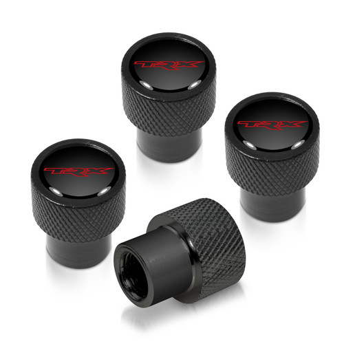 RAM 1500 TRX Logo on Black Aluminum Tire Valve Stem Caps - Official ...