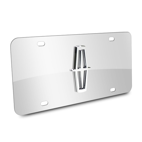 Lincoln 3D Logo Chrome Stainless Steel License Plate - Car Beyond Store