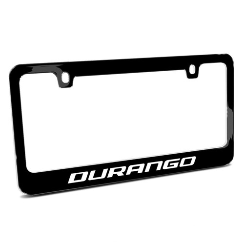 Dodge Durango Black Metal License Plate Frame - Car Beyond Store