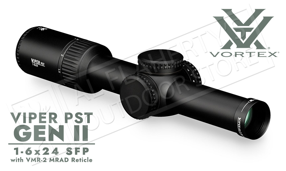 Vortex Viper PST Gen II SFP Scope 1-6x24mm with VMR-2 mrad Reticle #PST ...