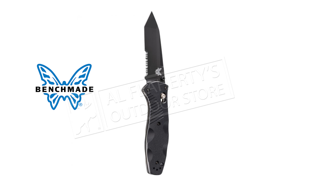 Benchmade 583 Barrage Assisted Axis Serrated Tanto Black Blade #583SBK ...