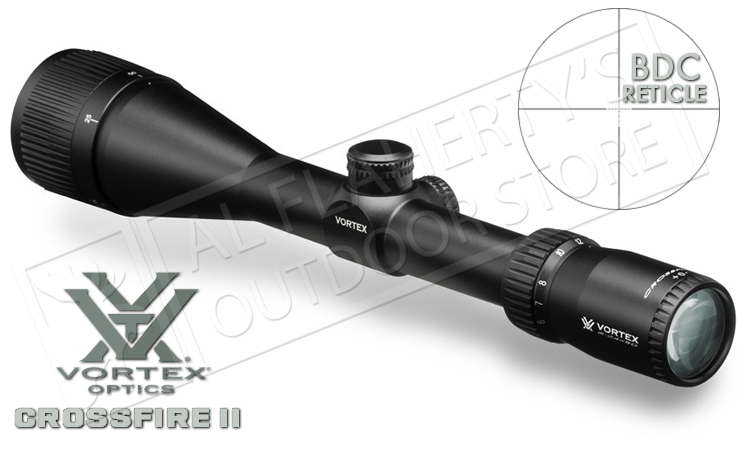 Vortex Crossfire II 6-24x50mm Scope with BDC Reticle and Adjustable ...