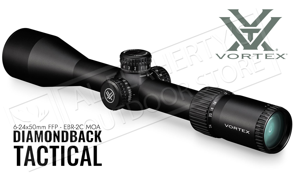 Vortex Diamondback Tactical 6-24x50 FFP EBR-2C MOA Reticle #DBK-10028 ...
